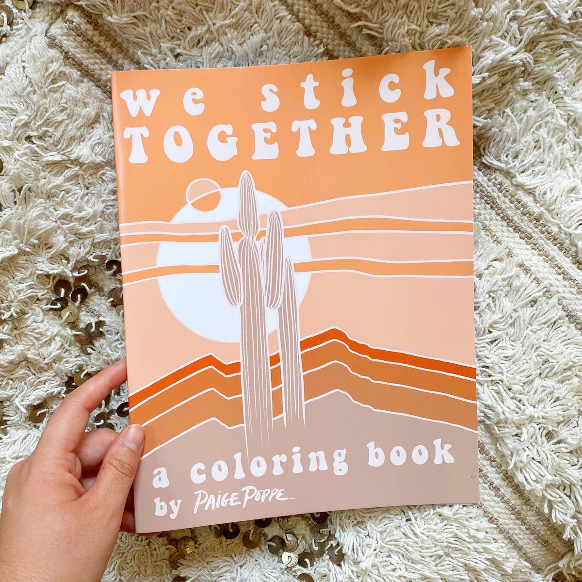 "We Stick Together" Coloring Book – Paige Poppe Art