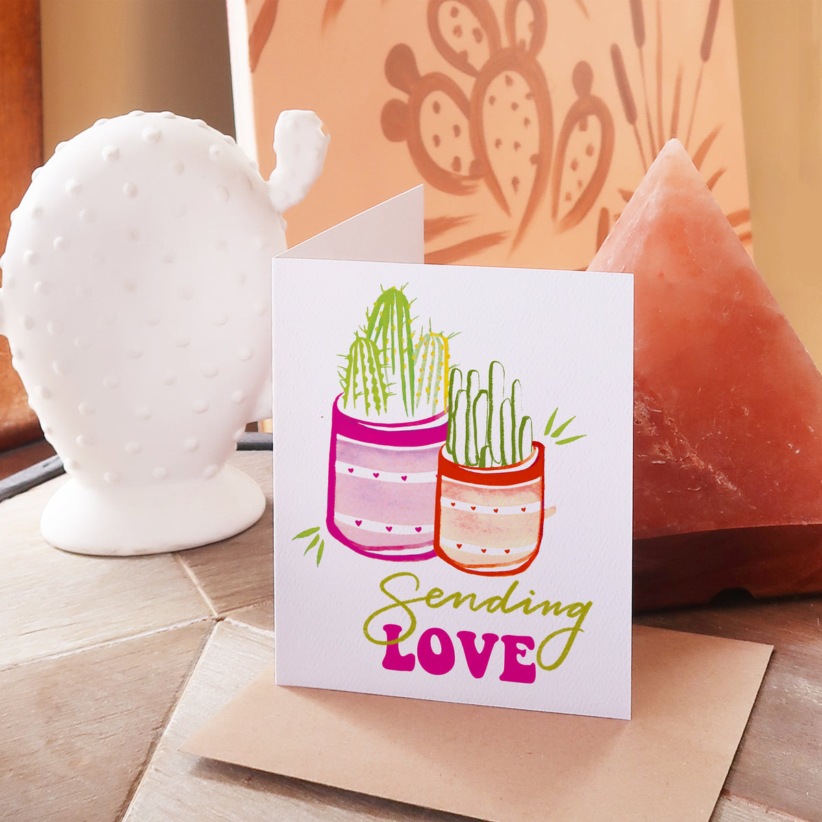 "Potted Pair" Greeting Card – Paige Poppe Art