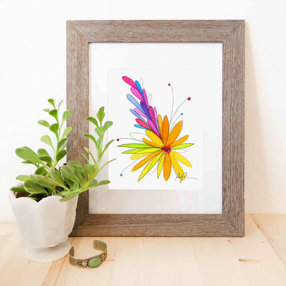 "Fresh Bloom" Watercolor Print – Paige Poppe Art